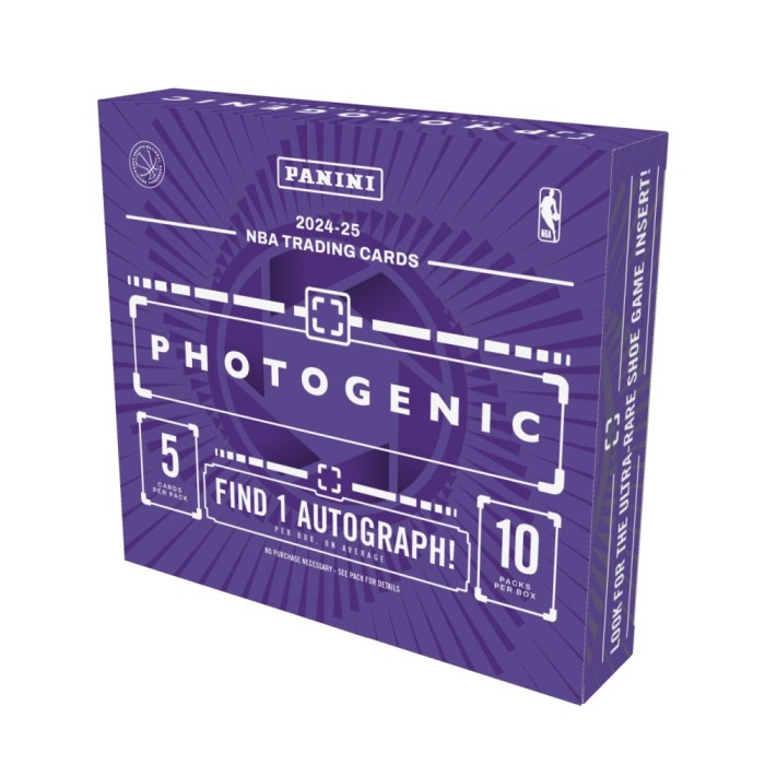 2024-25 Panini Photogenic Basketball Hobby Box | Steel City Collectibles