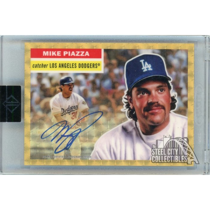 Mike Piazza 2021 Topps Transcendent Hall of Fame Baseball 1956 ...