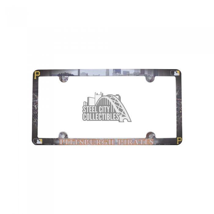 Pittsburgh Pirates Plastic License Plate Frame | Steel City Collectibles