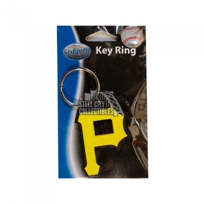 Pittsburgh Pirates Vinyl P Logo Keychain | Steel City Collectibles