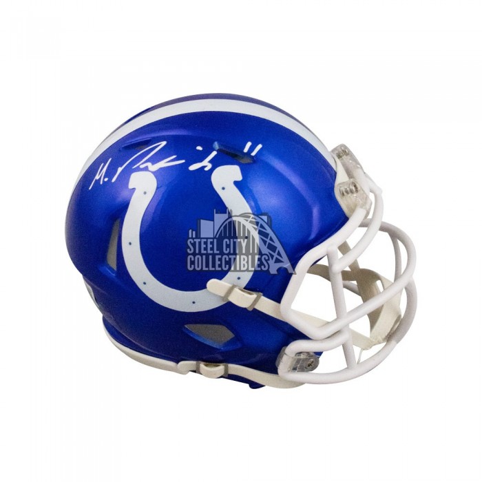 Michael Pittman Autographed Indianapolis Colts Flash Mini Football ...