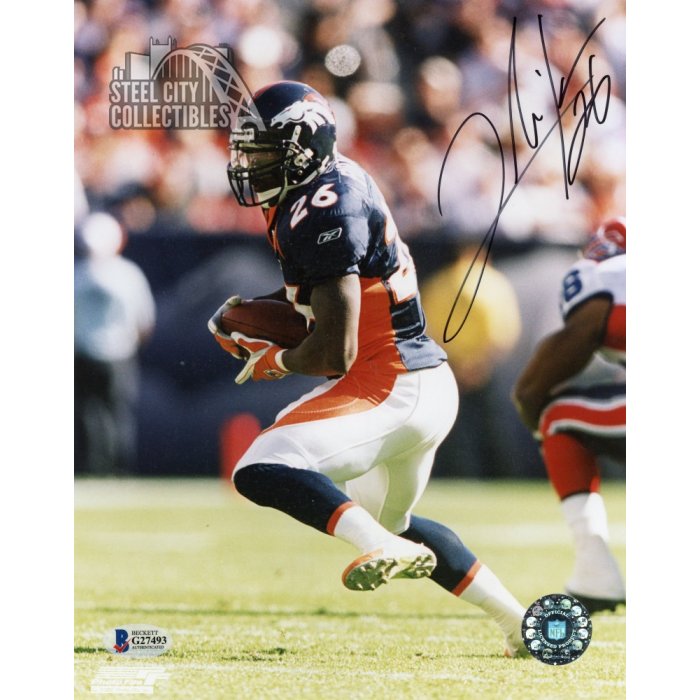 Clinton Portis Autographed Denver Broncos 8x10 Photo - BAS COA (D ...