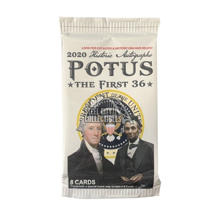2020 Historic Autographs POTUS - The First 36 Blaster Pack | Steel City ...