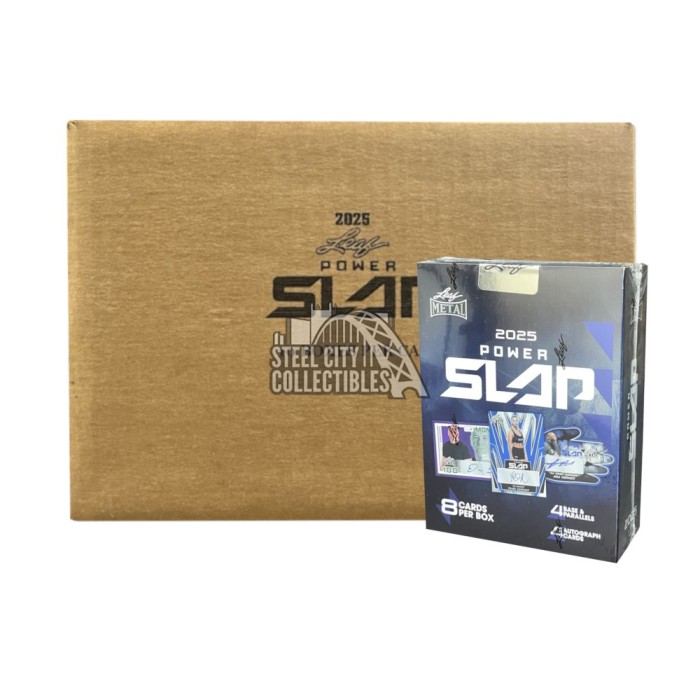 2025 Leaf Metal Power Slap 10-Box Case | Steel City Collectibles
