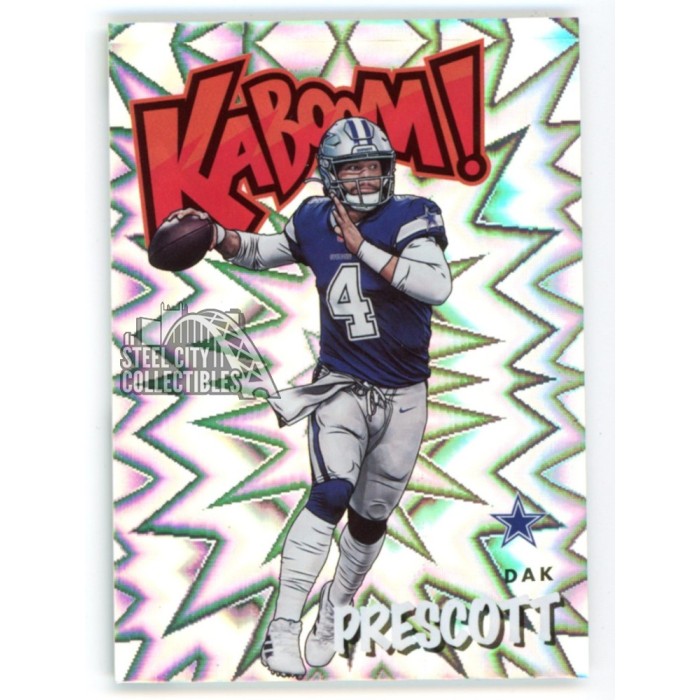 Dak Prescott 2021 Panini Absolute Football Kaboom Card #K6 | Steel City ...