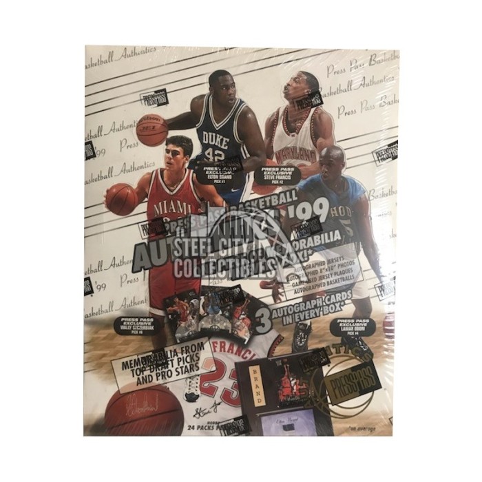 1999-00 Press Pass Authentics Basketball Hobby Box | Steel City ...