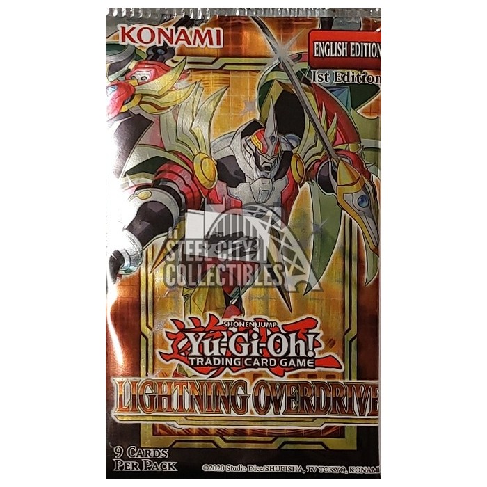 Yu-Gi-Oh! Lightning Overdrive 1st Edition Booster 10-Pack Lot | Steel ...