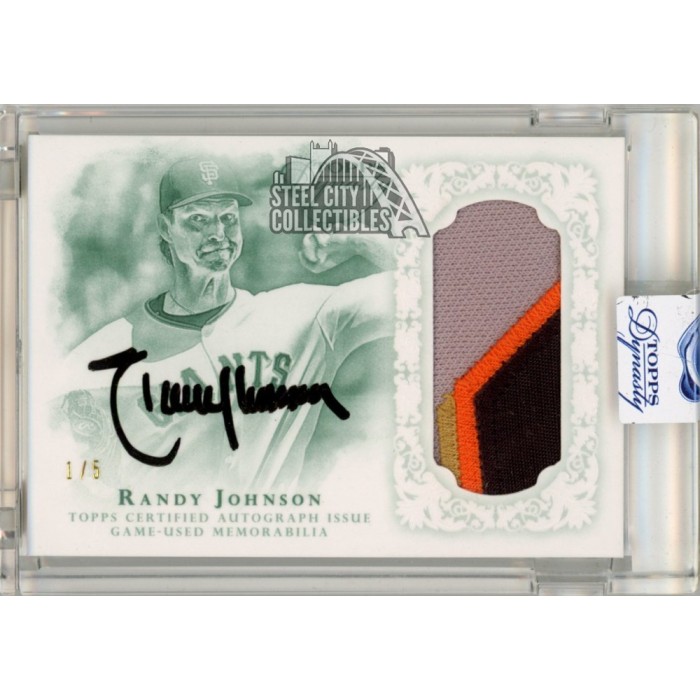 Randy Johnson 2015 Topps Dynasty Autograph Patch Card #AP-RJN4 1/5 ...