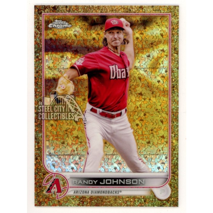 Randy Johnson 2022 Topps Gilded Mini Diamond Etch Card #33 04/50 ...