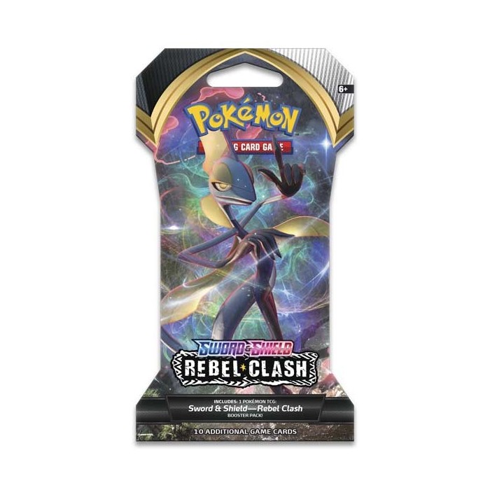 Pokemon Sword & Shield Rebel Clash Sleeved Booster Pack | Steel City ...