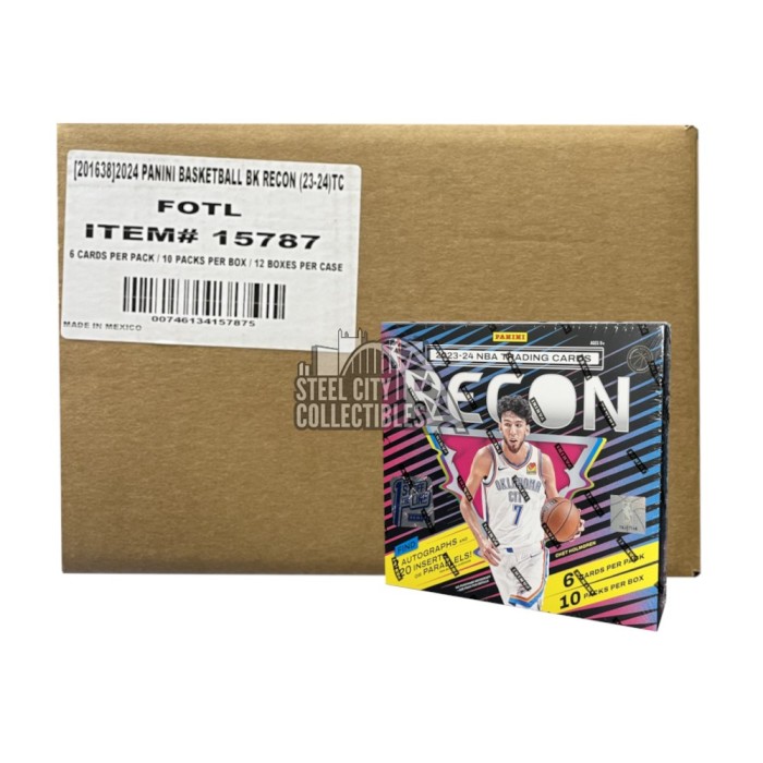 2023-24 Panini Recon Basketball Hobby 12-Box Case - 1st Off The Line ...