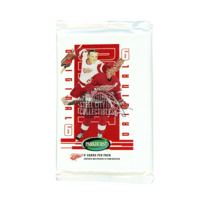 2003-04 Parkhurst Original Six Hockey Detroit Red Wings Hobby Pack ...