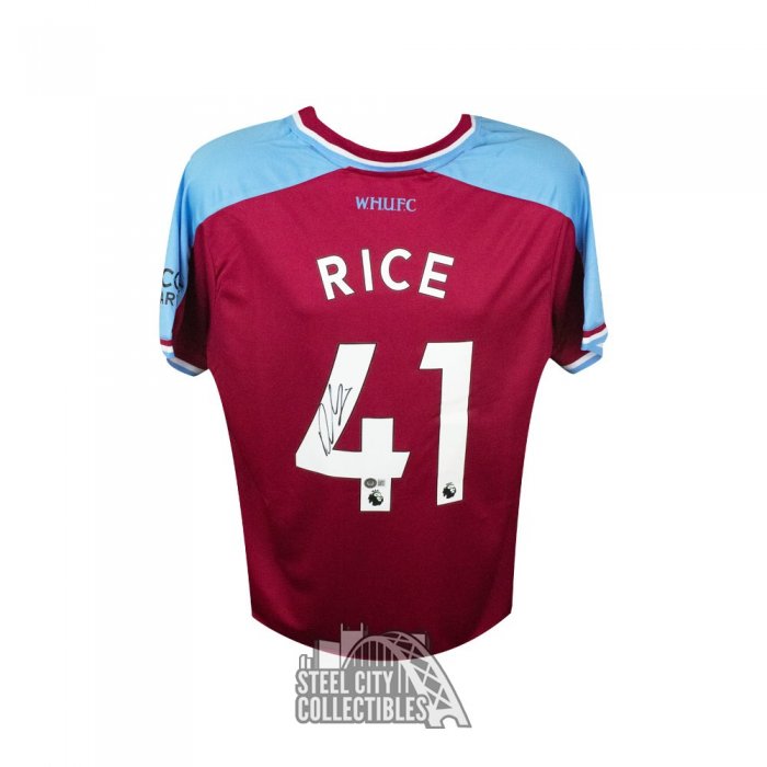 Declan Rice Autographed West Ham United Umbro Soccer Jersey - BAS ...