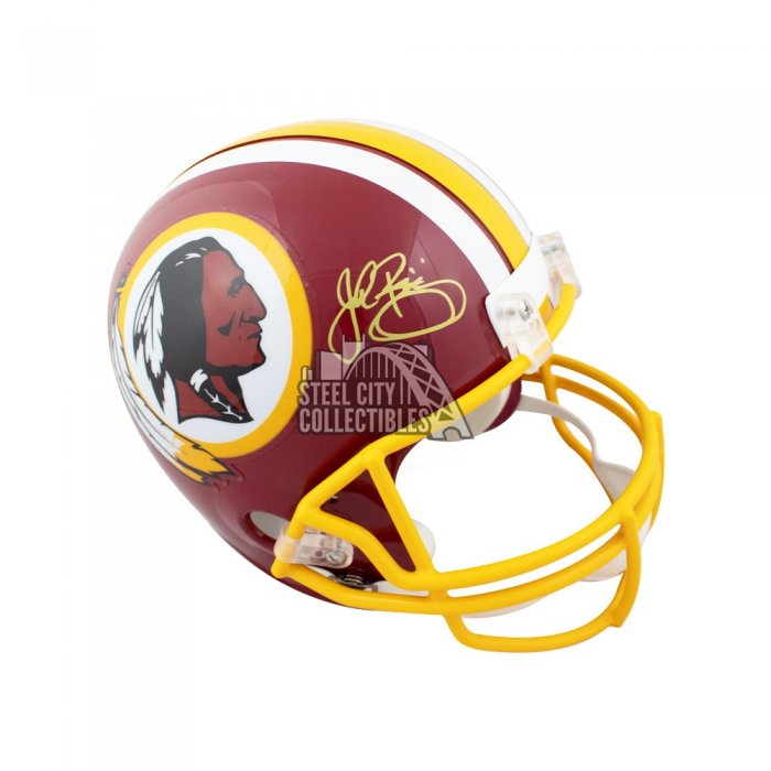 John Riggins Autographed Washington Redskins Full-Size Football Helmet ...