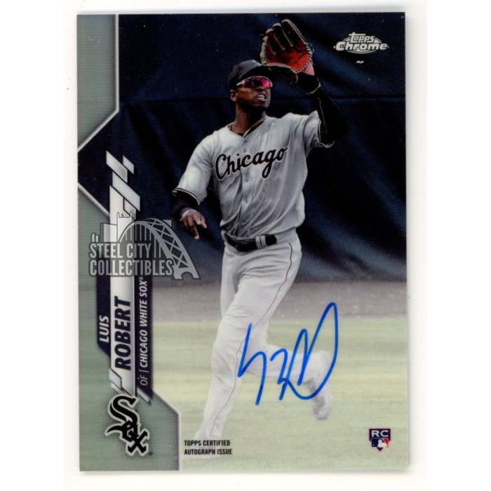 Luis Robert 2020 Topps Chrome Autograph Refractor Rookie Card #RA-LR ...