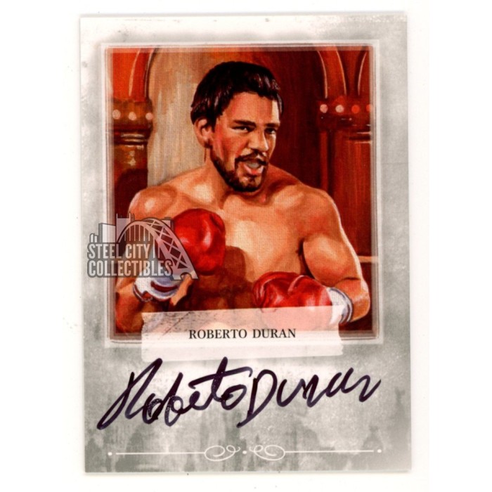 Robert Duran 2010 Sport Kings Boxing Autograph Card #A-RD1 | Steel City ...
