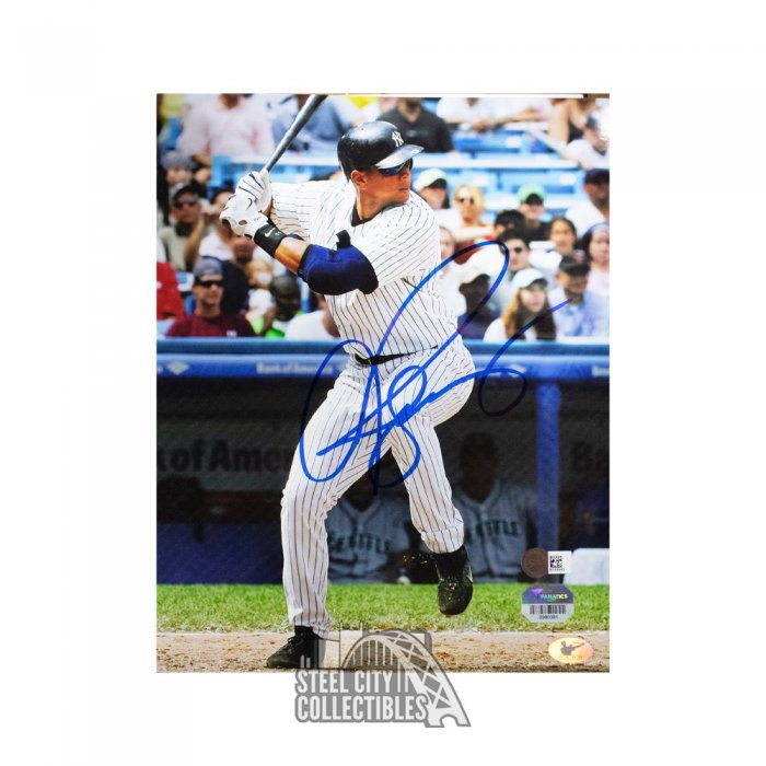 Alex Rodriguez Autographed New York Yankees 8x10 - Fanatics (close up ...