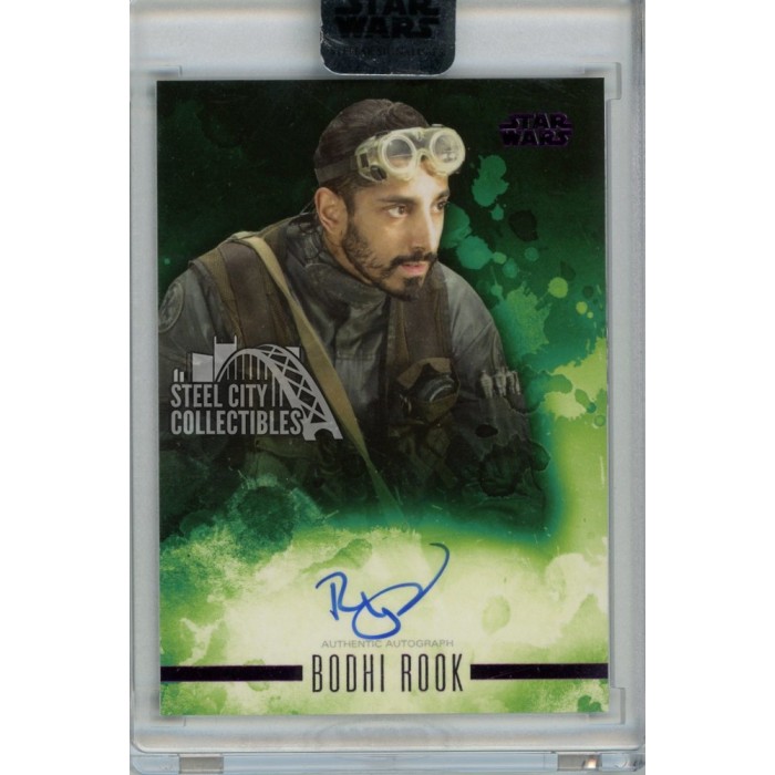 Riz Ahmed Bodhi Rook 2019 Topps Star Wars Stellar Signatures Autograph ...