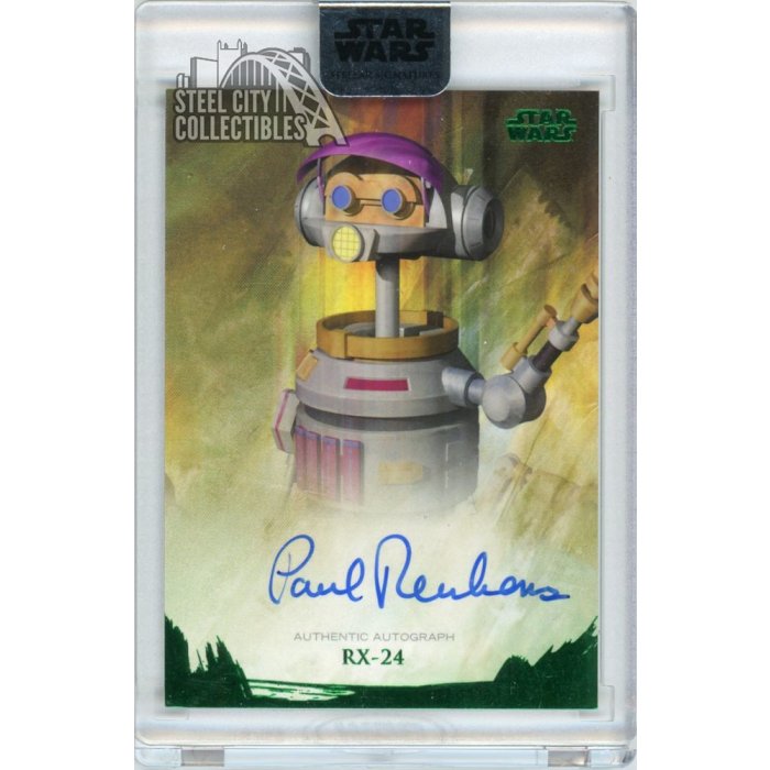 Paul Reubens RX-24 2018 Topps Star Wars Stellar Signatures Autograph ...