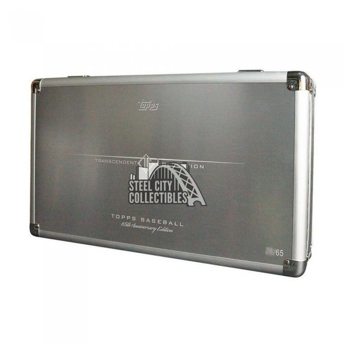 2016 Topps Transcendent 65th Anniversary Empty Box Briefcase 19/65 ...