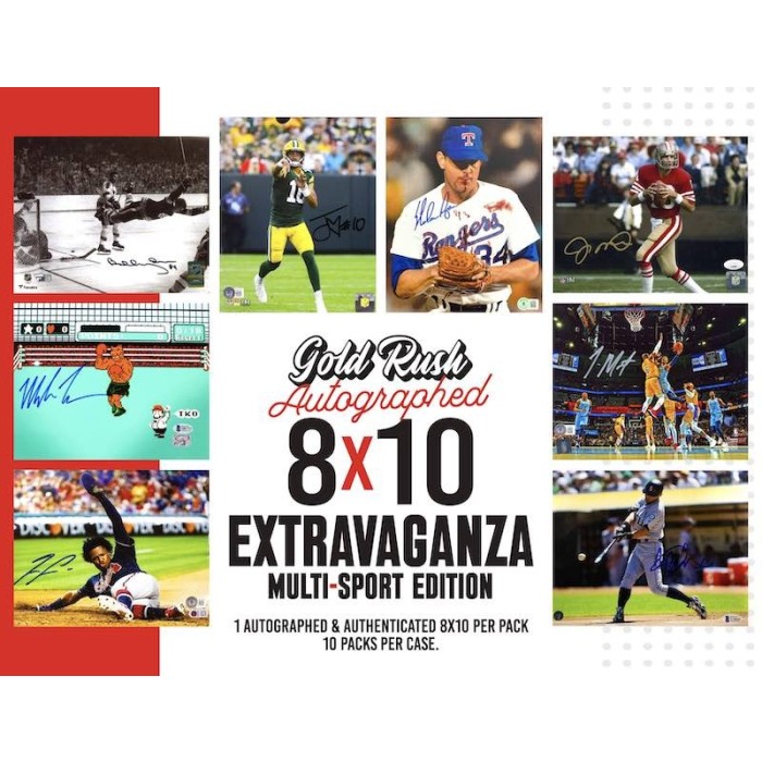 2024 Gold Rush Extravaganza Autographed Multi-Sport 8x10 Edition Pack ...