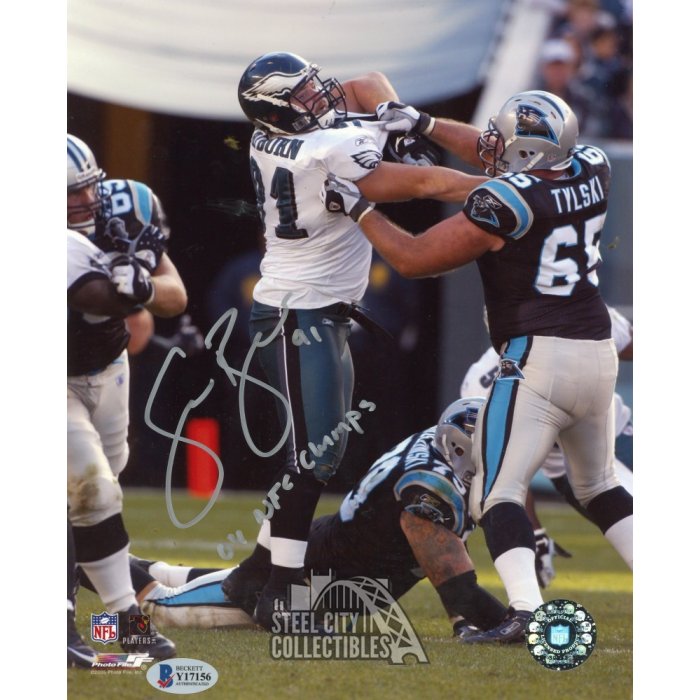 Sam Rayburn 04 NFL Champs Autographed Philadelphia Eagles 8x10 Photo ...
