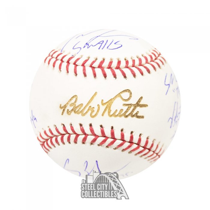The Sandlot Cast Autographed Babe Ruth Official MLB Baseball - BAS COA ...