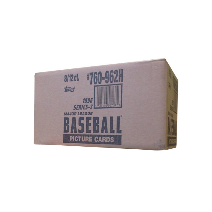 1996 Topps Series 2 Baseball Jumbo Hobby 8-Box Case | Steel City ...