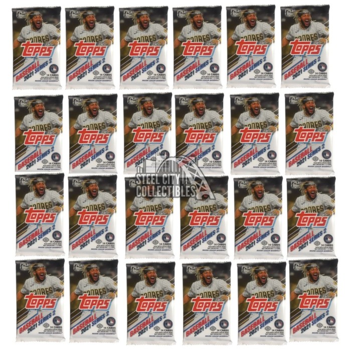 2021 Topps Series 2 Baseball Hobby 24-Pack Lot | Steel City Collectibles