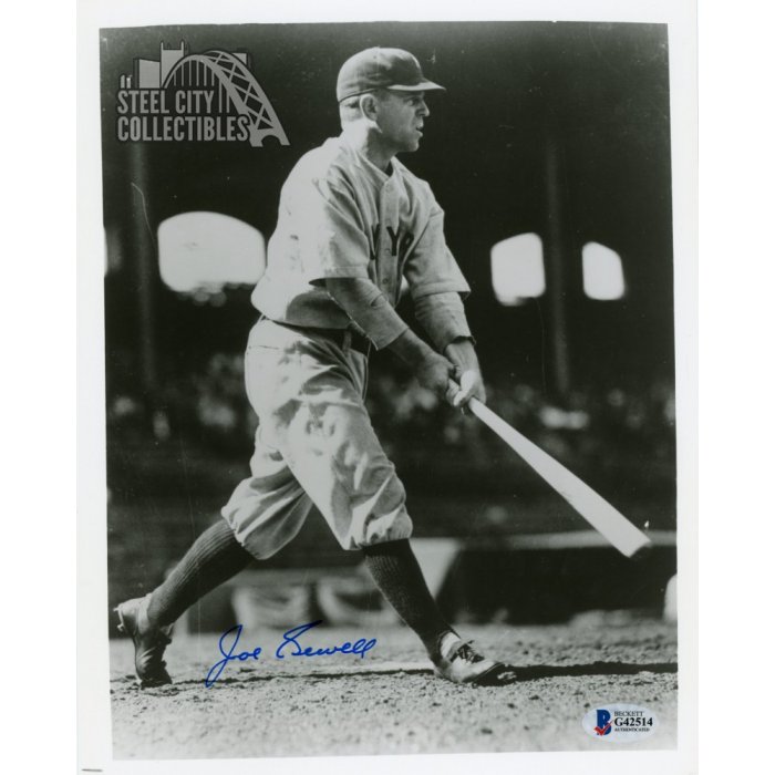 Joe Sewell Autographed New York Yankees 8x10 Photo (B&W) - BAS COA ...