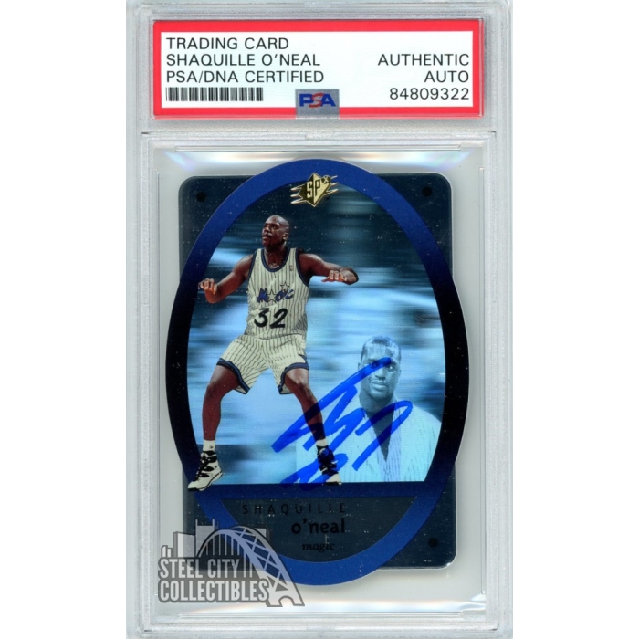 Shaquille O'Neal 1995-96 Upper Deck SPX Autograph Card #35 PSA/DNA ...