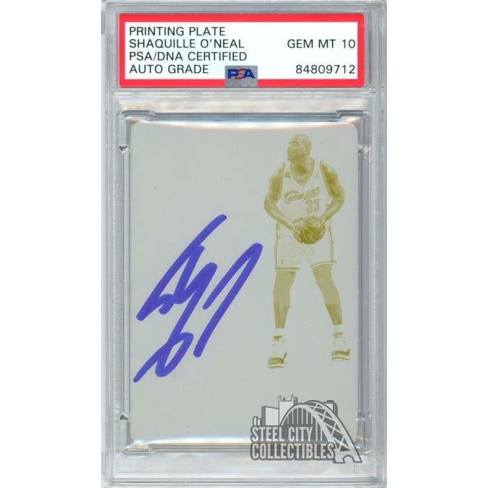 Shaquille O'Neal 2016-17 Panini Noir Autograph Printing Plate 1/1 #72 ...