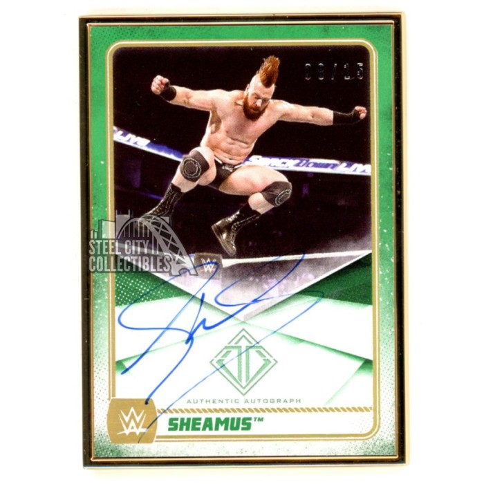 Sheamus 2020 Topps Transcendent Green Autograph Card #A-CW /15 | Steel ...
