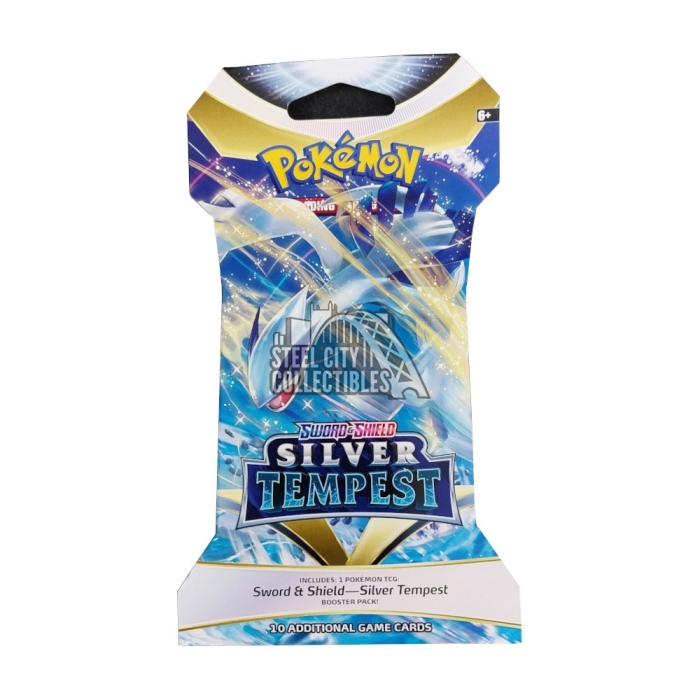 Pokemon Sword & Shield Silver Tempest Sleeved Booster Pack | Steel City ...
