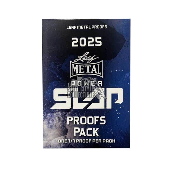 2025 Leaf Metal Power Slap 1/1 Pre-Production Proof Pack | Steel City ...
