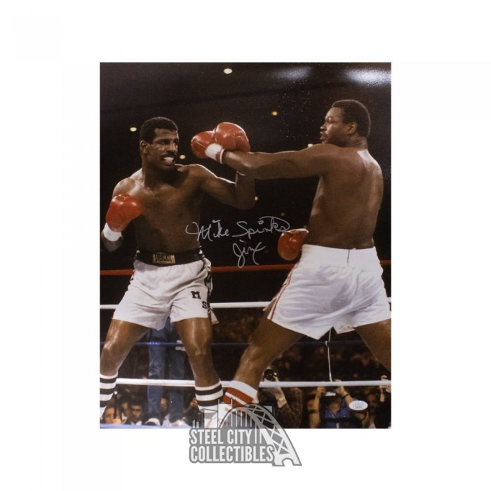 Mike Spinks Autographed 16x20 Photo - JSA COA (Vertical) | Steel City ...