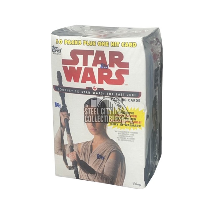 2017 Topps Star Wars Journey to the Last Jedi 10-Pack Blaster Box ...