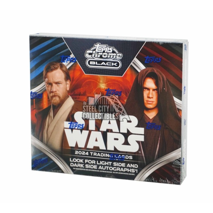 2024 Topps Star Wars Chrome Black Hobby Box | Steel City Collectibles
