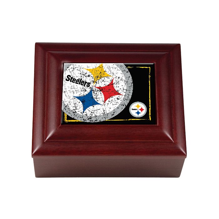 Pittsburgh Steelers NFL Wood Keepsake Box | Steel City Collectibles