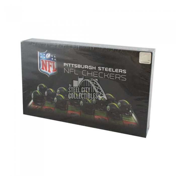 Pittsburgh Steelers NFL Checkers Set | Steel City Collectibles