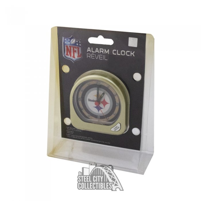 Pittsburgh Steelers NFL Travel Alarm Clock | Steel City Collectibles