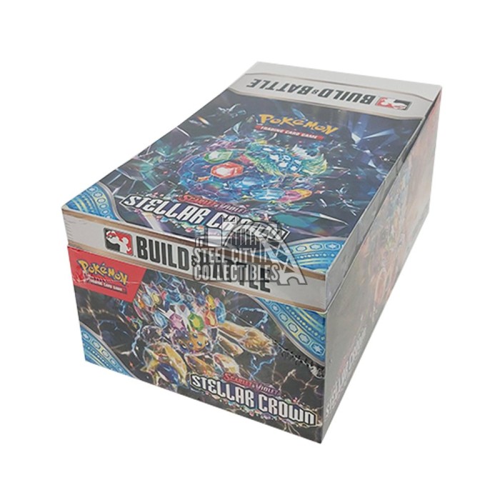 Pokemon Scarlet & Violet Stellar Crown Build & Battle 10-Kit Display ...