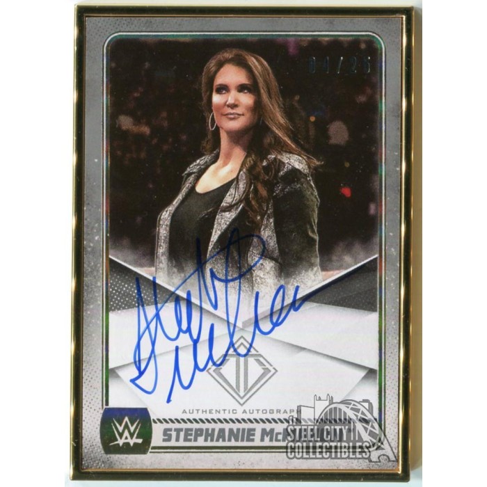 Stephanie McMahon 2020 Topps Transcendent WWE Autograph Card /25 ...