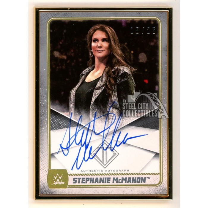 Stephanie McMahon 2020 Topps Transcendent WWE Autograph Card /25 ...