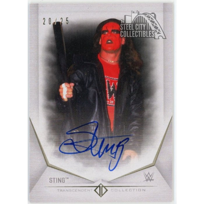 Sting 2019 Topps WWE Transcendent Collection VIP Autograph 20/25 ...