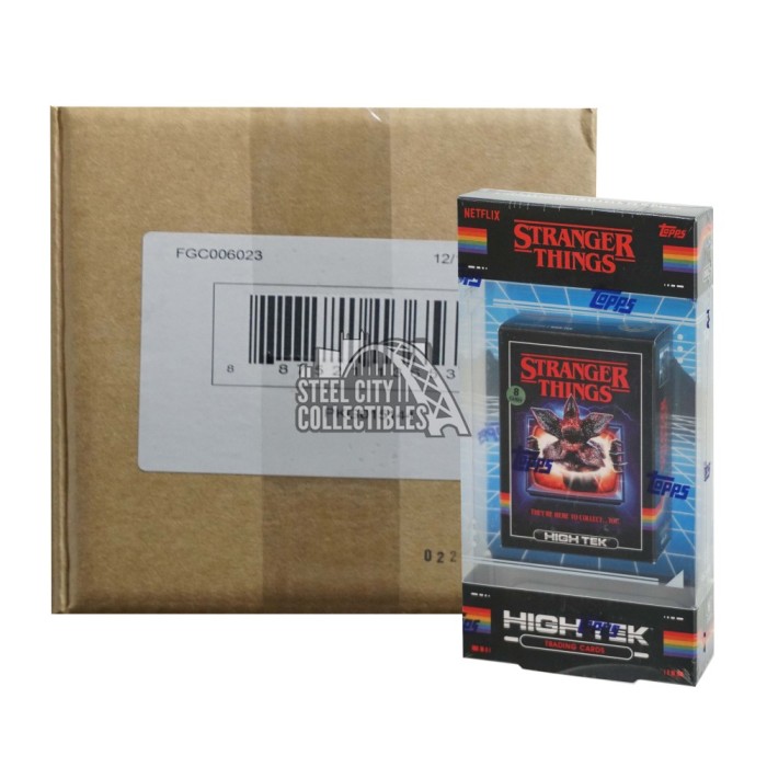 2025 Topps Stranger Things High-Tek Hobby 12-Box Case | Steel City Collectibles
