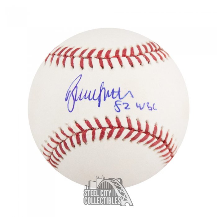 Bruce Sutter 82 WSC Autographed Official MLB Baseball - Leaf COA ...