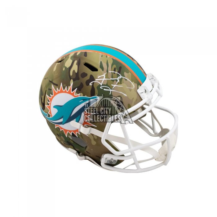 Tua Tagovailoa Autographed Dolphins Camo Replica Full-Size Football ...