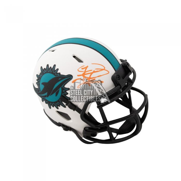 Tua Tagovailoa Autographed Dolphins Lunar Eclipse Mini Football Helmet ...