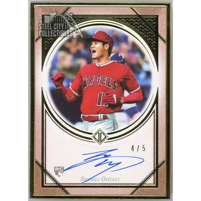 Shohei Ohtani 2018 Topps Transcendent Japan Autograph Rookie Card RC 4/ ...